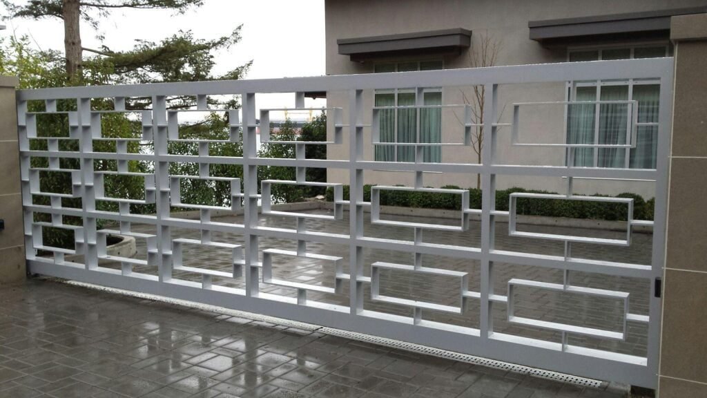 Best MS Sliding Gate Design 052 Coimbatore - MrTech