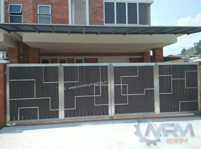 304 Stainless Steel Track Bi-Folding Gates Best Selling Near