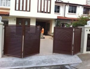 MS Track Bi-Folding Swing Gate Best Price In Trichy » Mr. Tech