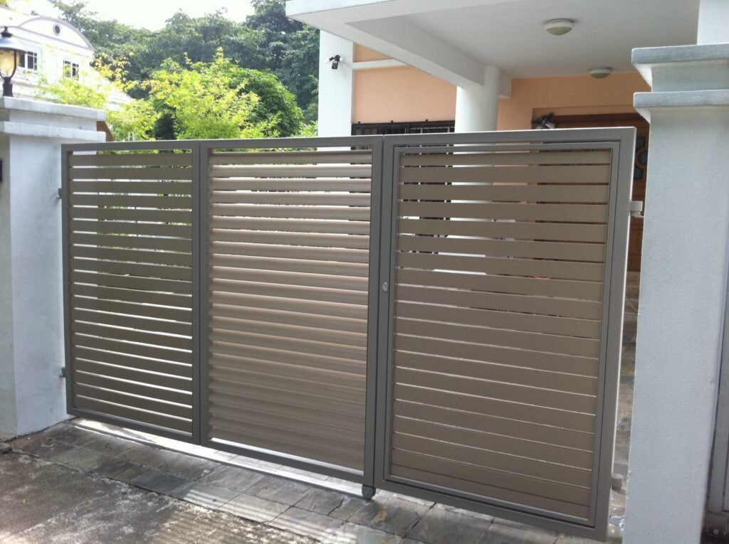 Mild Steel Track Bi-Folding Swing Gate Best Price » Mr. Tech