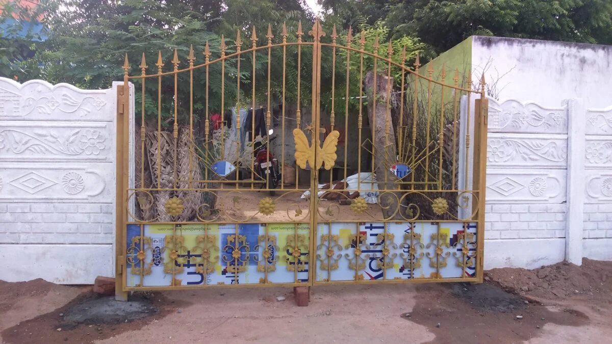 Stylish Iron Swing Gate » Mr. Tech