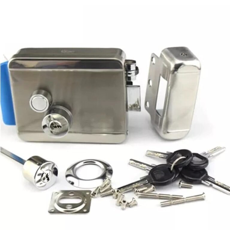 Genuine Security Electric Magnetic Door Rim Lock With Key 05