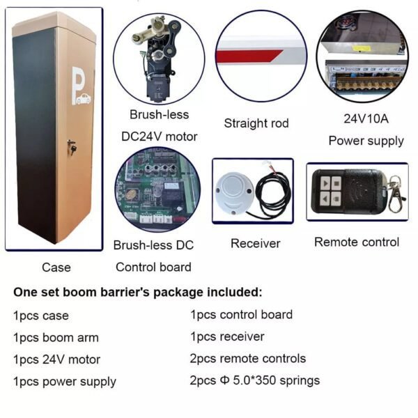 Best Selling Telescopic Arm DC Security Boom Barrier