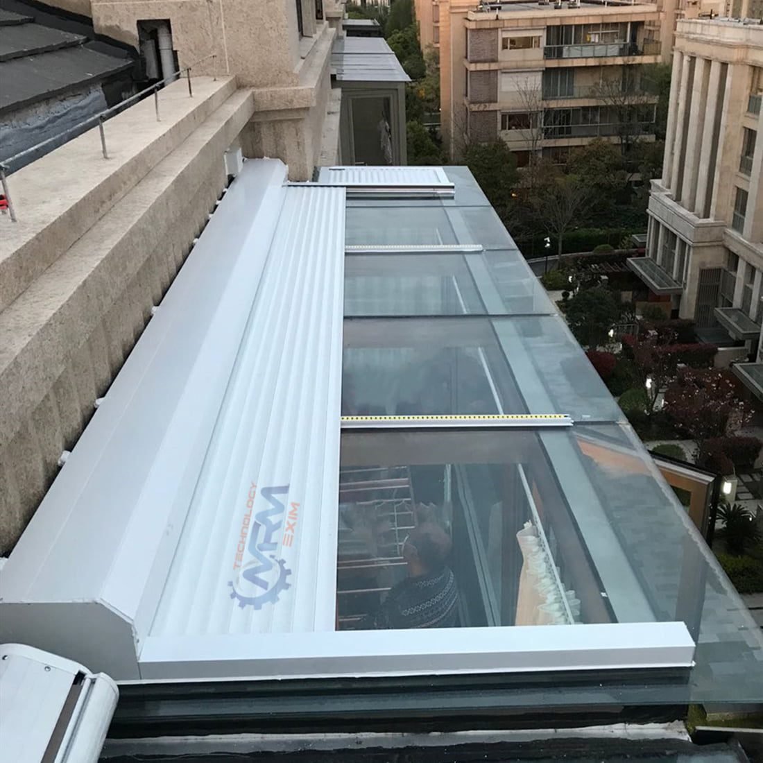 Genuine Horizontal Roller Shutter For Sky Light Blinds