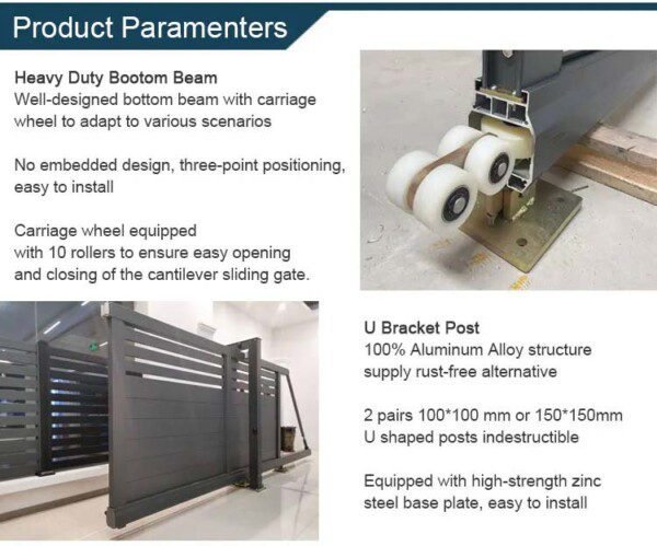 Aluminum Cantilever Slide Gates » Mr. Tech