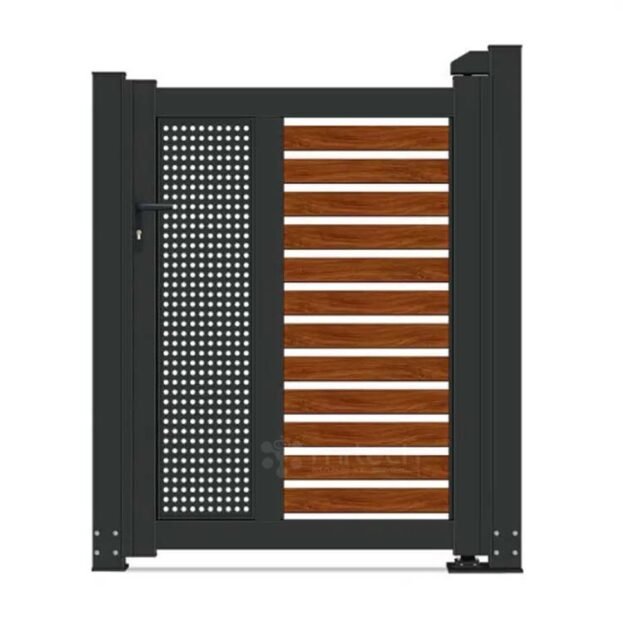 Garden Gates Aluminium Courtyard Gate For House » Mr. Tech
