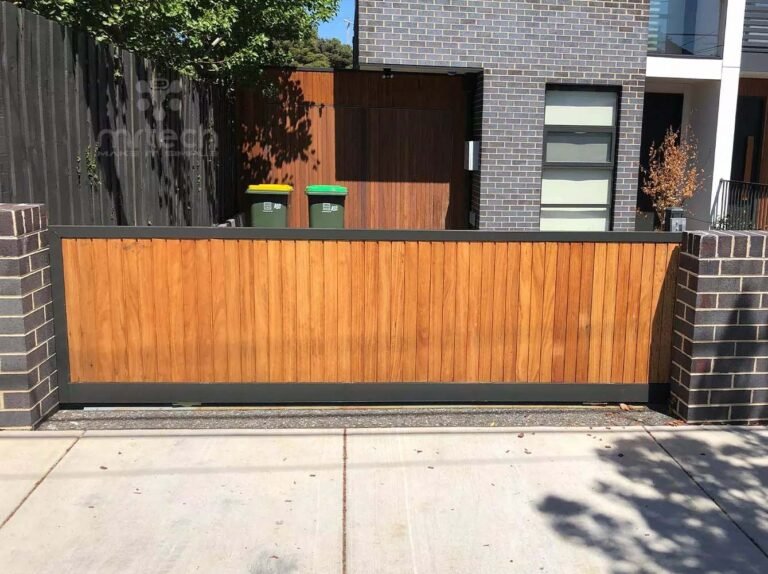 Best Iron Steel With HPL Sheet Sliding Gate » Mr. Tech MR-ISSG60