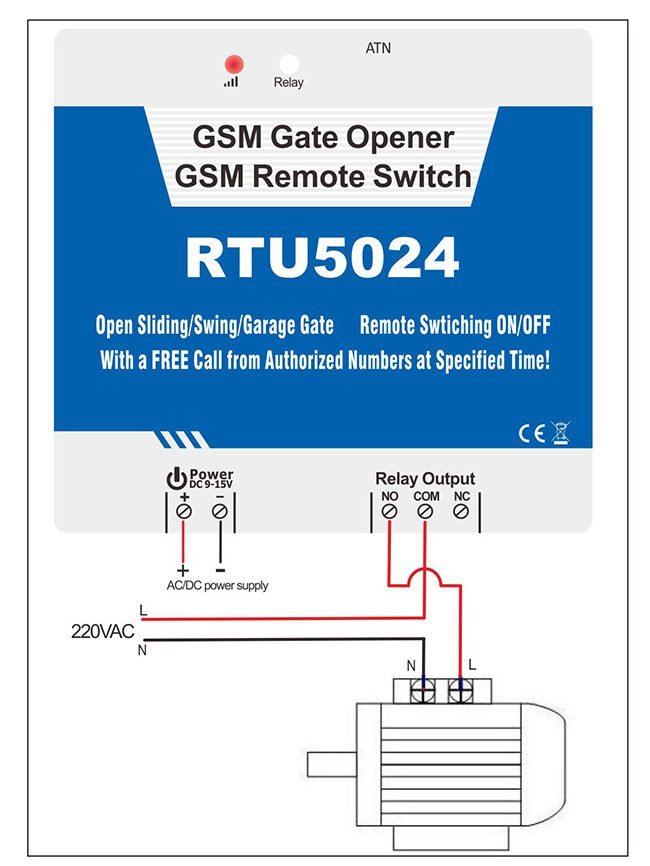 GSM Gate Opener Remote Relay Switch For Garage Door » Mr. Tech
