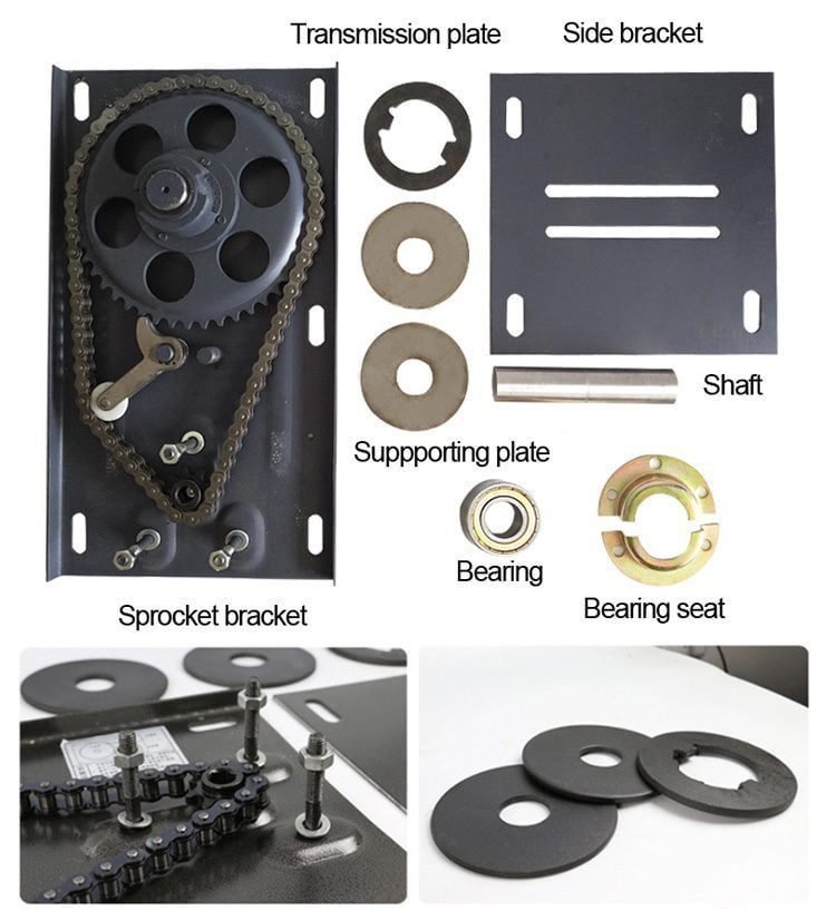 220 VAC 800kg Single Phase AC Electric Roller Shutter Motor