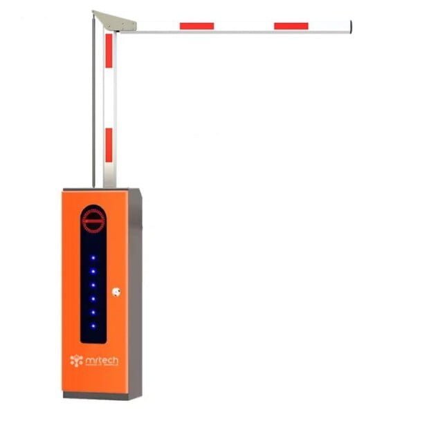 90 Degree Fold Traffic Barrier With LED Light Speed Adjustable