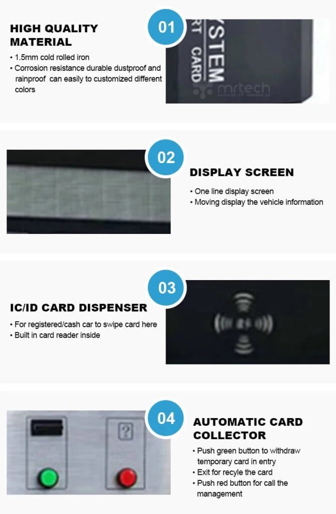 Car Parking And Toll Plaza Ticket Dispenser Machine Price
