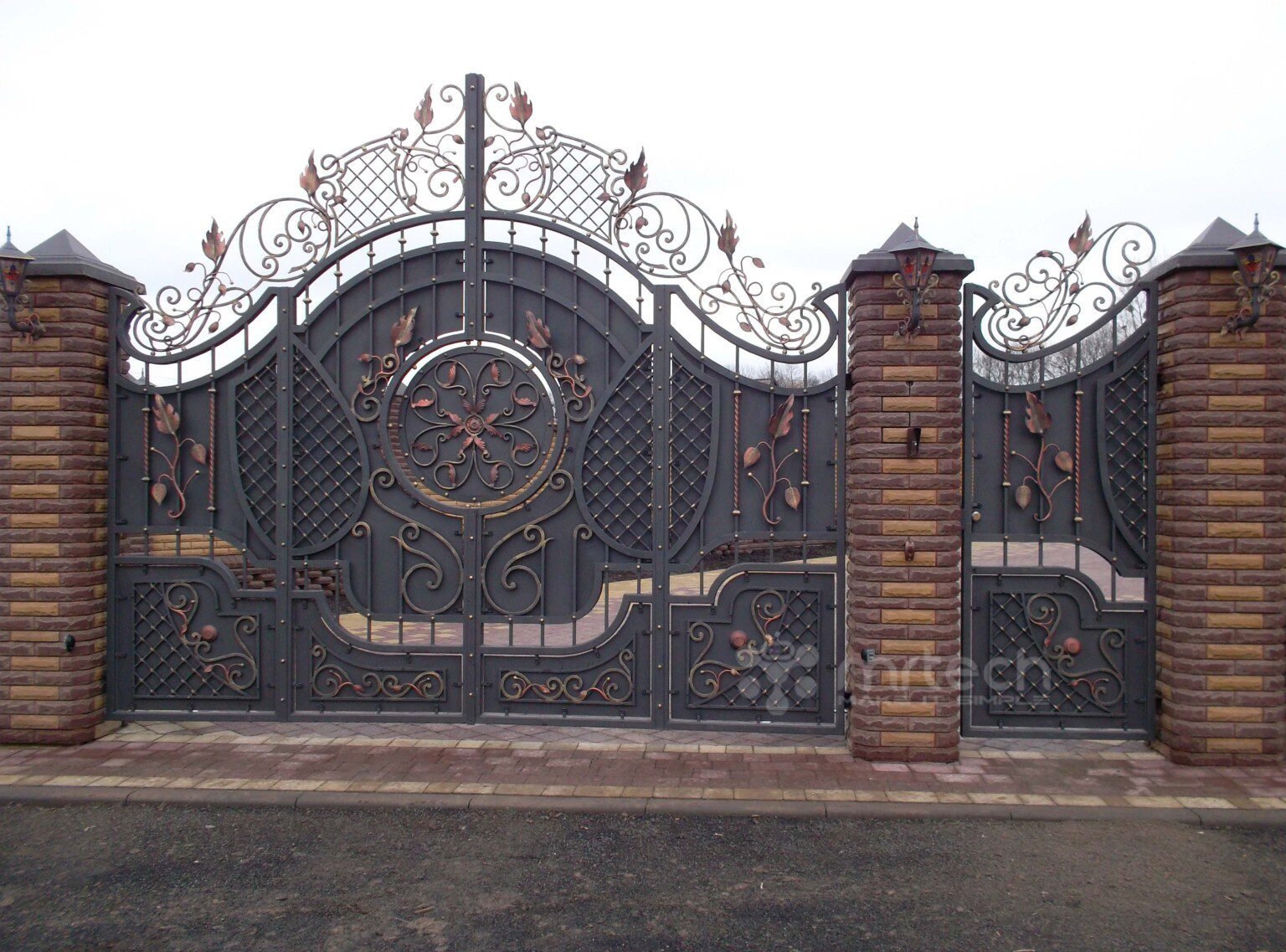 Decorative Galvanized Wrought Iron Security Gates » Mr. Tech