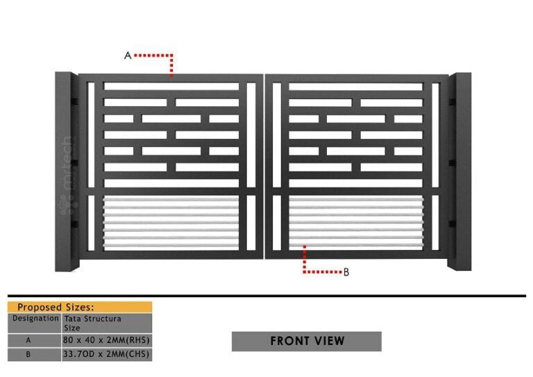 Latest Industrial MS Steel Main Gate » Mr. Tech