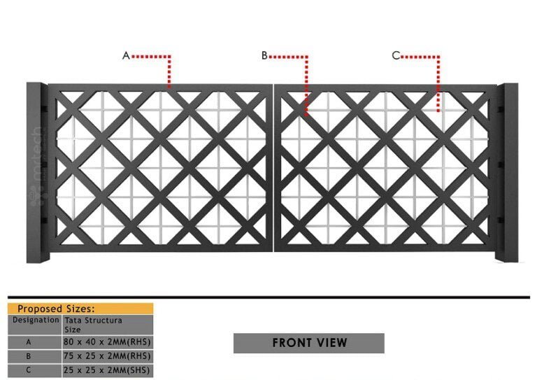 Latest Industrial MS Steel Main Gate » Mr. Tech