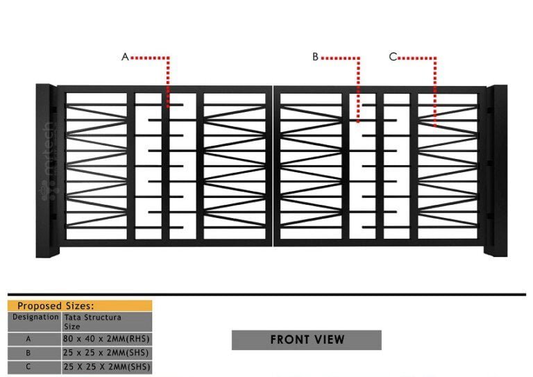 Latest Industrial MS Steel Main Gate » Mr. Tech