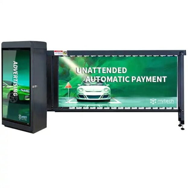 High Quality Remote Control Parking Advertising Boom Barrier