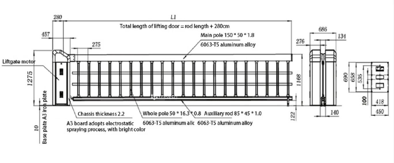 Intelligent Airborne Barrier Gate In Access Control System