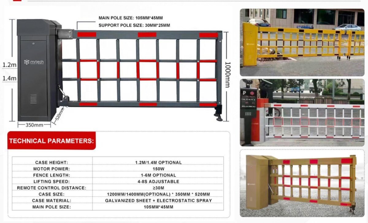 Intelligent Airborne Barrier Gate In Access Control System