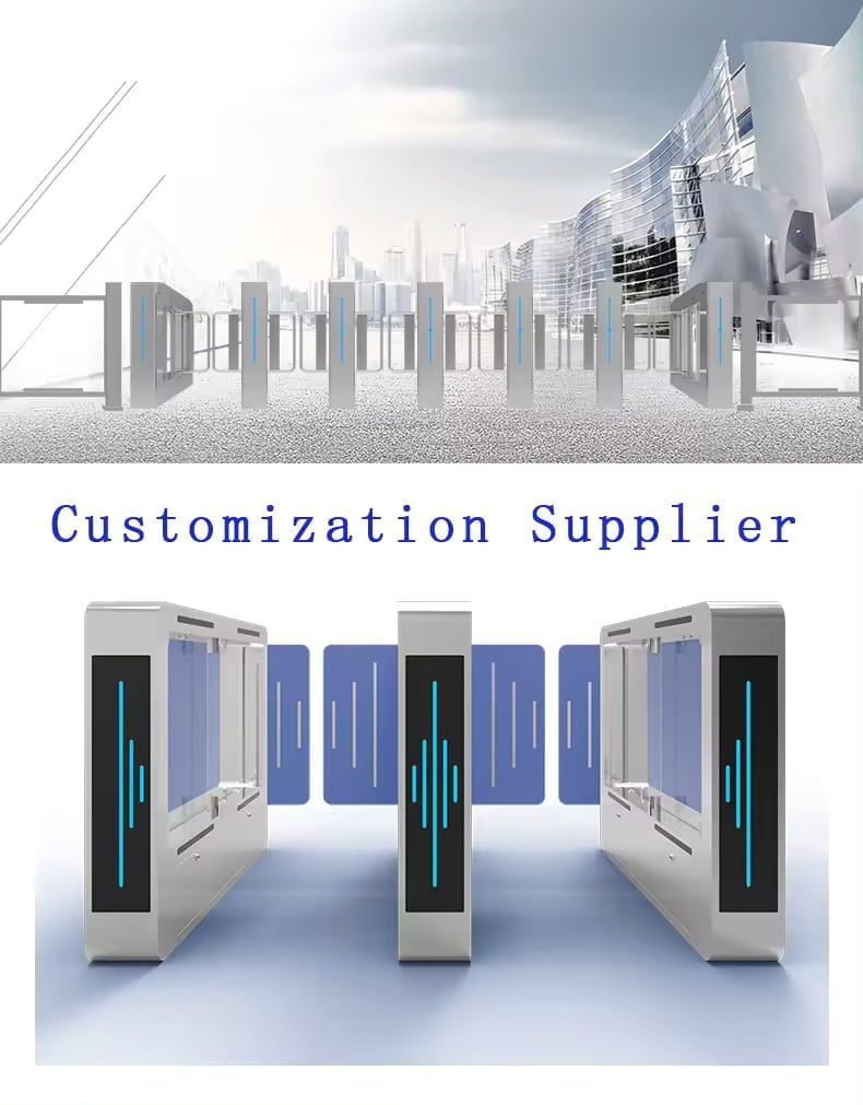 Electronic Security Barrier Turnstile For Security System