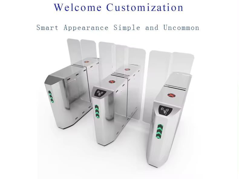Entrance Acrylic LED Indicator Light Sliding Barrier Standard Industrial