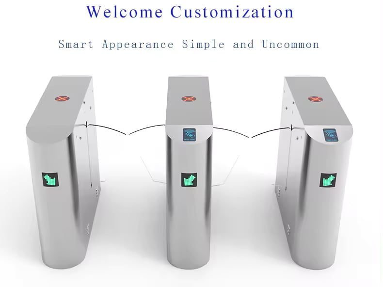 High-Quality Automatic Turnstile Flap Barrier Mechanism Access Control Door