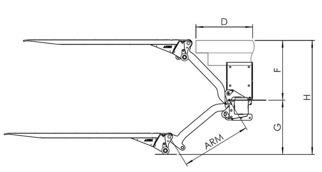 750kgs DC 24V Remote Control Tail Lift Hydraulic Cylinder Steel Or Aluminum