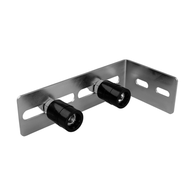 Adjustable Four Roller Upper Guide Bracket Plate For Sliding Gate
