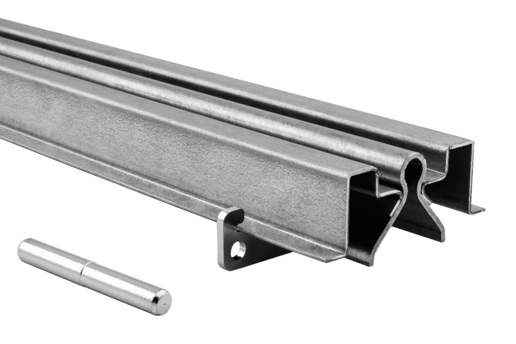 O Profile Guide, Concreted, With Side Walls For Sliding Gates Track