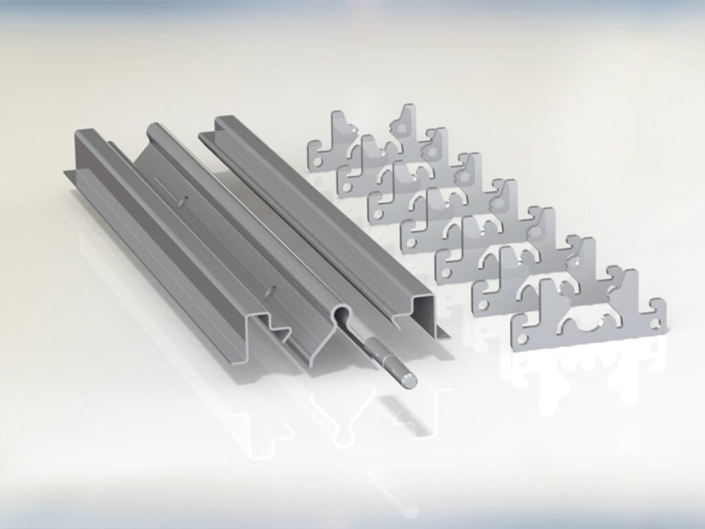 O Profile Guide, Concreted, With Side Walls For Sliding Gates Track
