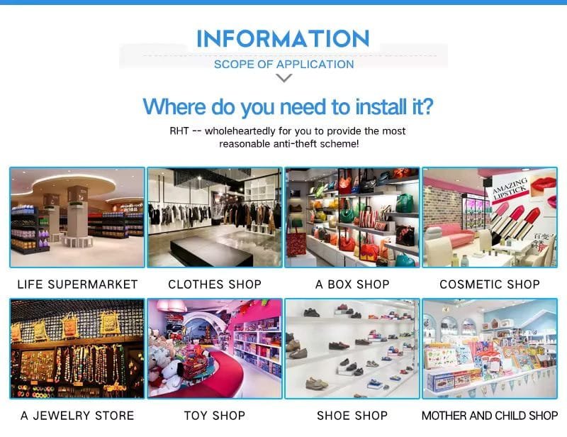 Underfloor AM Security Alarm System EAS Systems In Supermarkets
