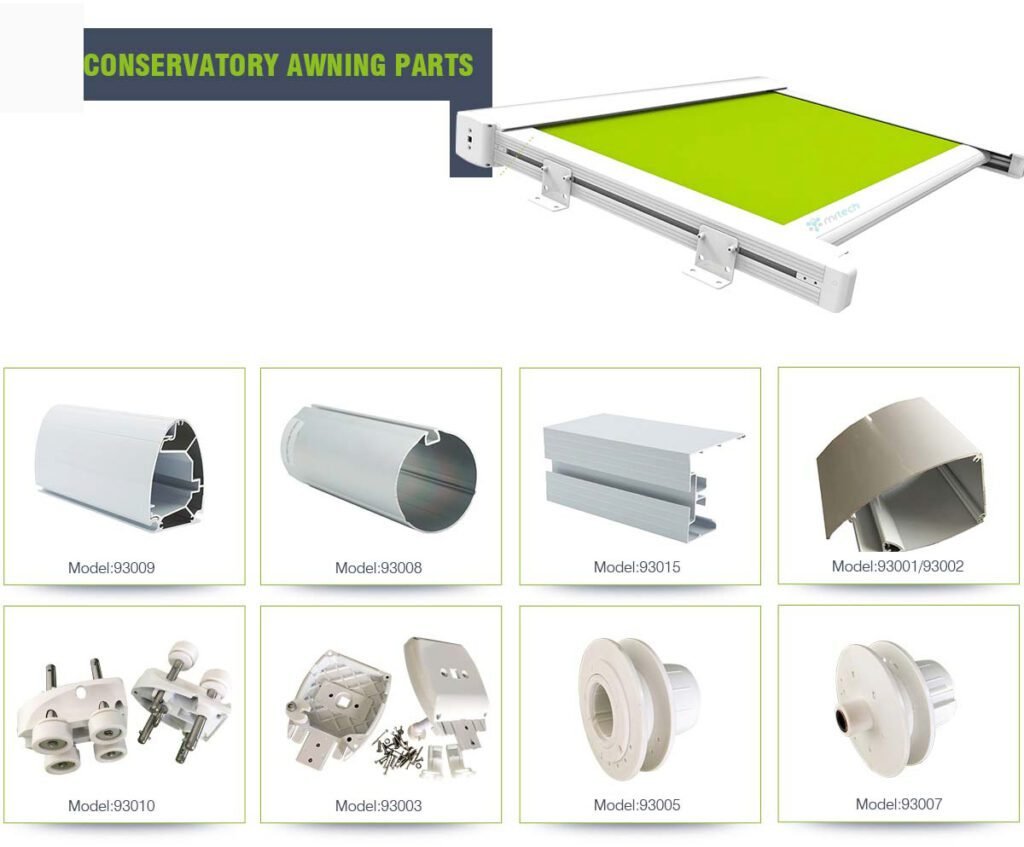 Outdoor Skylight Fabric Roof Blinds Shades