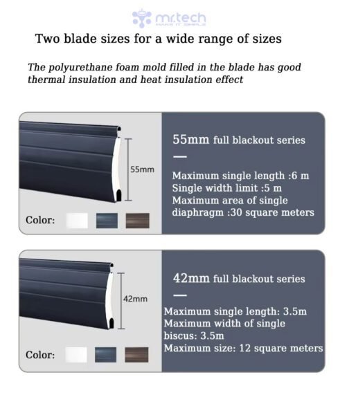Arc Shaped Horizontal Roller Shutter Exterior Durable And Efficient ...