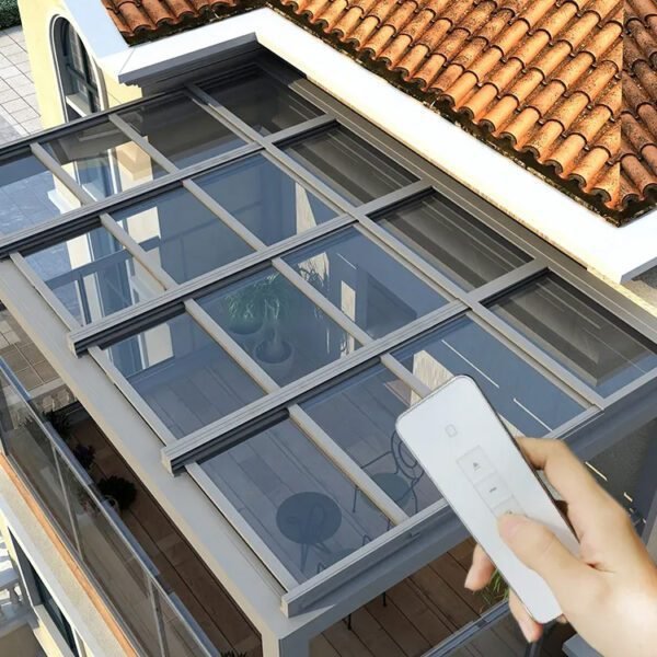 Motorised Automatic Retractable Roof Skylights » Mr. Tech