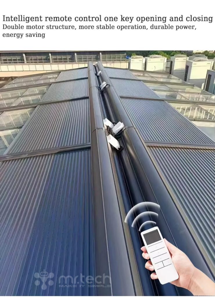 Octagonal Shape Motorized Horizontal Aluminium Roller Shutter For Outdoor