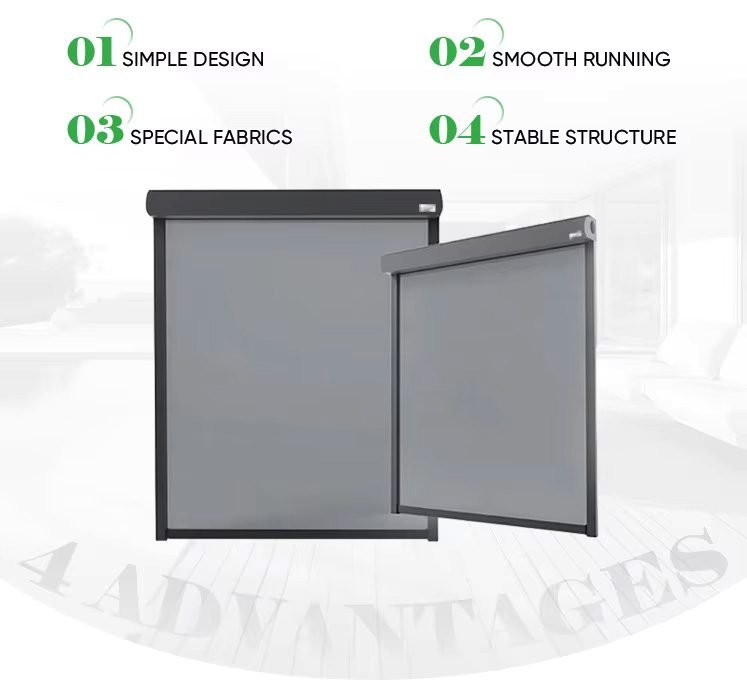 Remote Control Windproof Sunscreen Outdoor Roller Blind » Mr. Tech