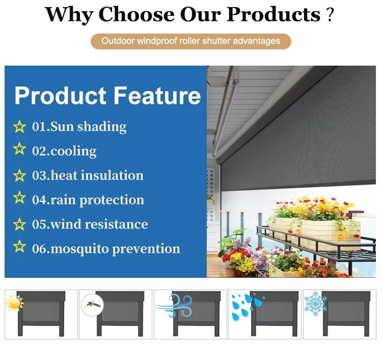 Waterproof Outdoor Roller Zip Blinds » Mr. Tech