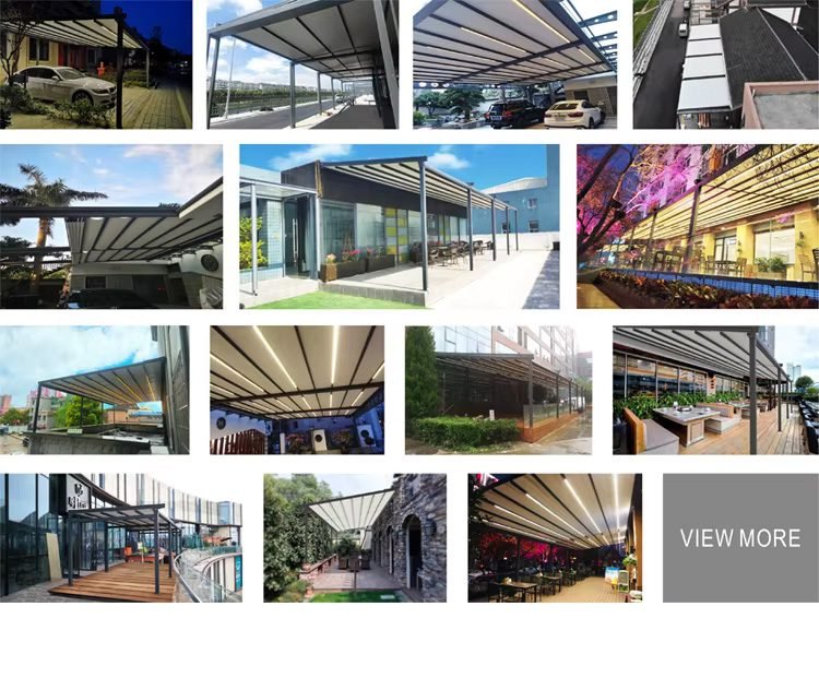 Best Outdoor Balcony Rainproof Sunroom Retractable Roof