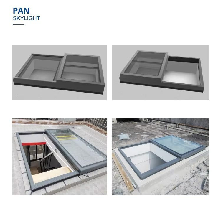 Automatic Electric Motorized Sliding Roof Skylight