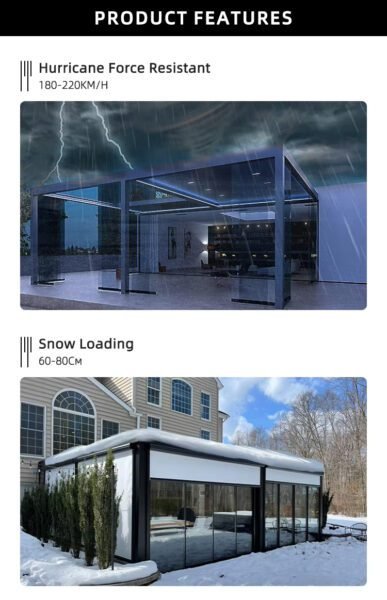 Electric Pergola Adjustable Louvered Roof System » Mr. Tech