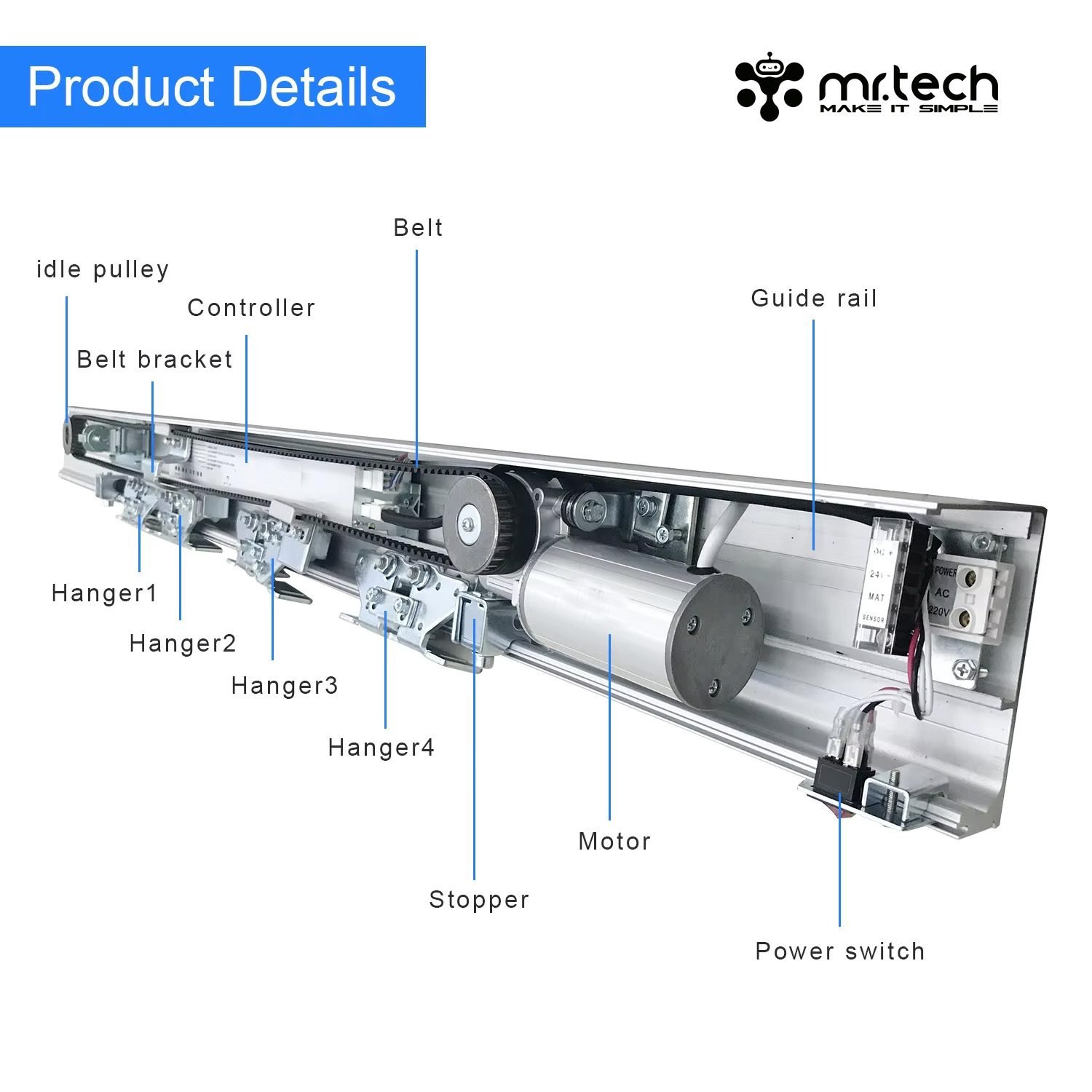 Automatic Sliding Entrance Door Opening System For Restaurants