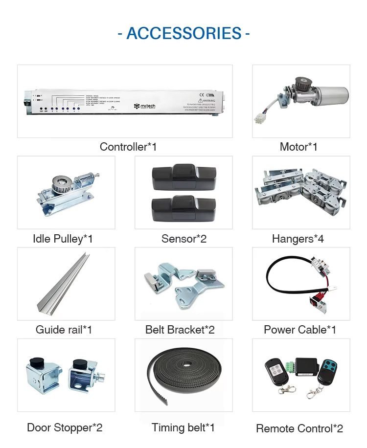 Automatic Sliding Entrance Door Opening System For Restaurants
